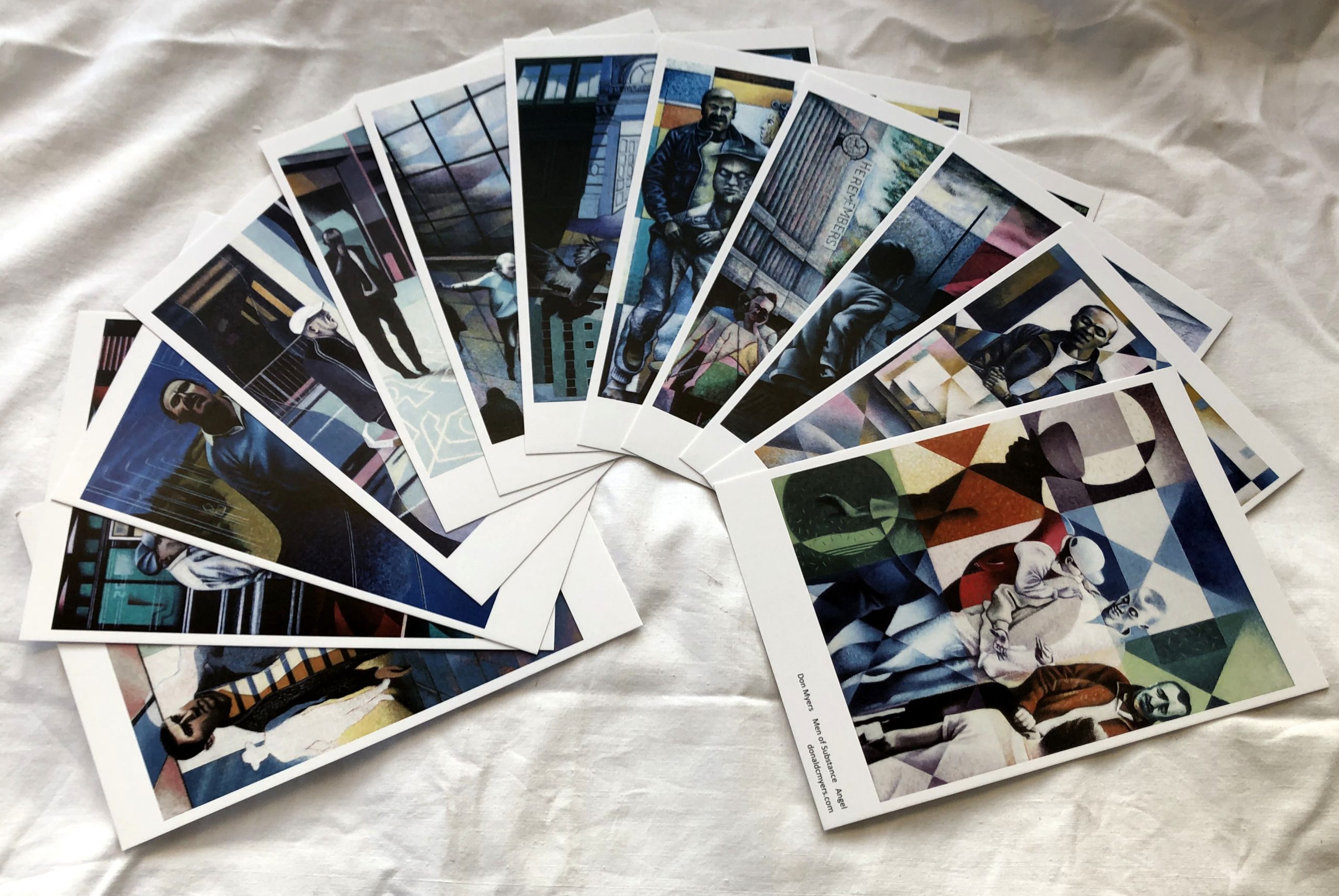 Random Men Postcard Set - Donald C Myers Fine Narrative Paintings